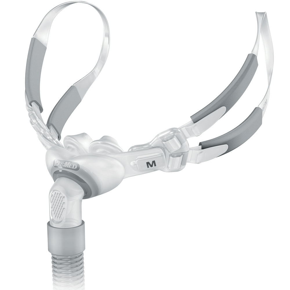 Swift FX Bella Gray Mask with Headgear – Easy Breathe